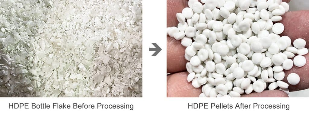 HDPE Bottle Flake Pelletizing Line Video | Fangsheng Machinery